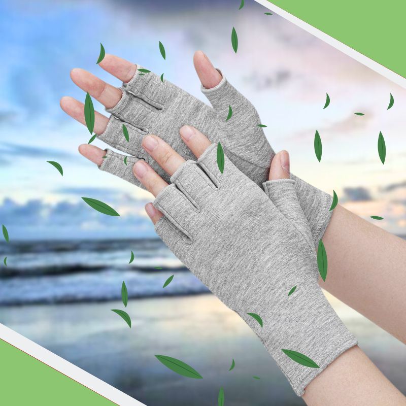 Bamboo Compression Gloves for Arthritis & Eczema | Best Hand Therapy ...